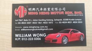 Ming Heng Motor Sdn Bhd - PRO Niaga Store on Mudah.my