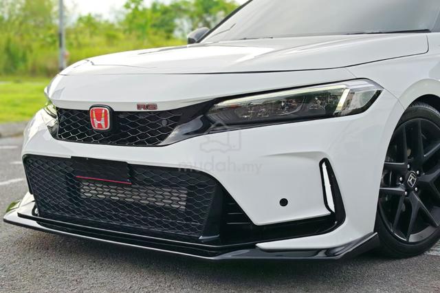 Civic FE FL Type R Front Lip Bumper Diffuser V Kit - Car Accessories ...