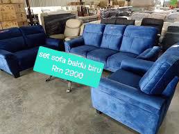 sofa baldu biru - Furniture & Decoration for sale in Kuala Nerus ...