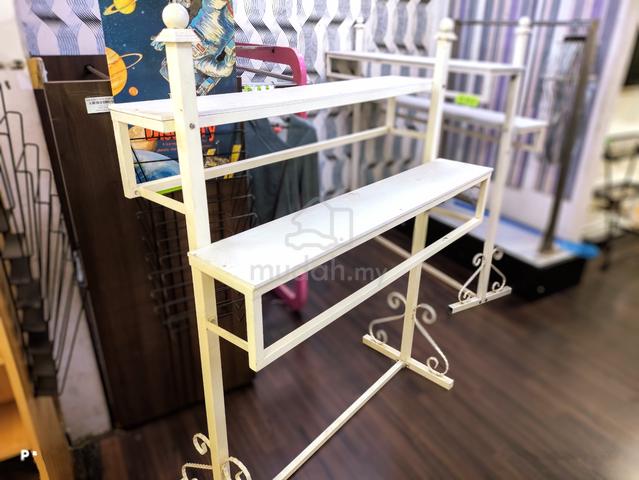 Stand Baju Heavyduty Dan Kukuh Ada Shelf - Furniture & Decoration for ...