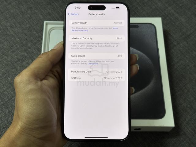 Iphone 15 Pro Max 256GB Black Titanium - Mobile Phones & Gadgets for ...