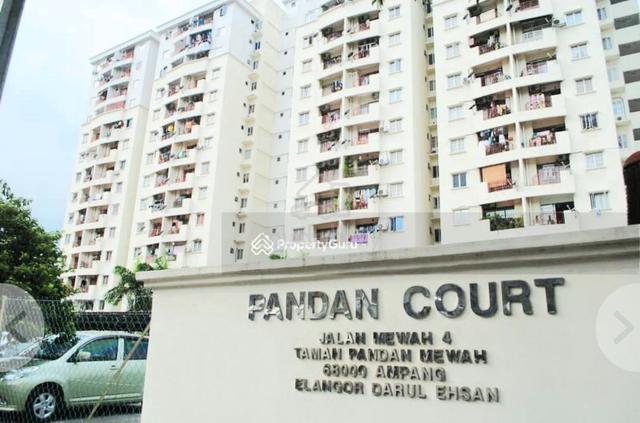 Apartment for Sale, 3 Bedroom, 828 sq.ft, Pandan Court, Ampang, Kuala ...