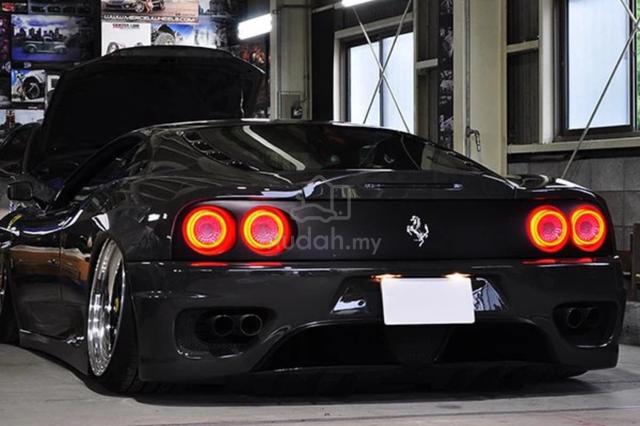 Ferrari F360 Rear Tail Lamp Crystal LED Bodykit - Car Accessories ...