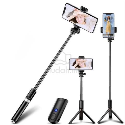 360° Rotate 3 in 1 Bluetooth Selfie Stick - Accessories for Phones ...