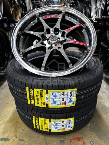Sport Rim Volk Rays Ce28 Club Racer Combo tyre 15 - Car Accessories ...