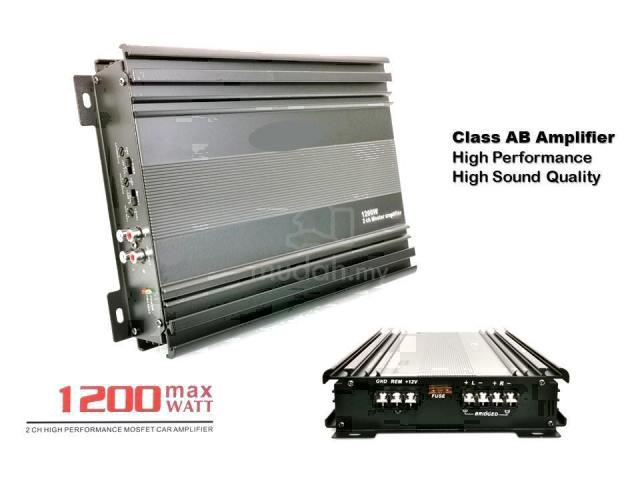2CH CLASS AB AMPLIFIER 1200 Watts Max Mosfet - Car Accessories & Parts for sale in Balakong ...