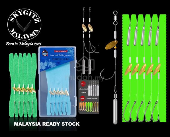 SKYGITZ MALAYSIA Perambut Drop Shot Set Siap Ikat - Sports & Outdoors ...