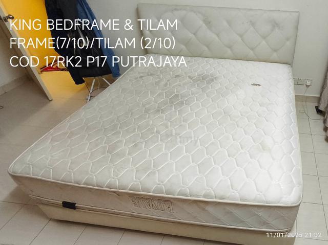 Katil King Size Tilam - Furniture & Decoration for sale in Putrajaya ...