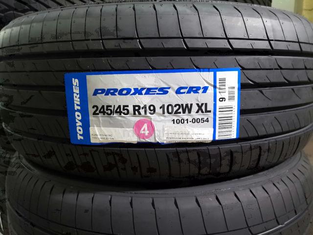 245/45/19 Toyo Proxes CR1 Tyre Tayar - Car Accessories & Parts for sale in Klang, Selangor