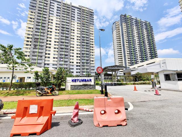 Apartment for Rent, 3 Bedroom, 1000 sq.ft, PPAM KETUMBAR PRESINT 17 ...