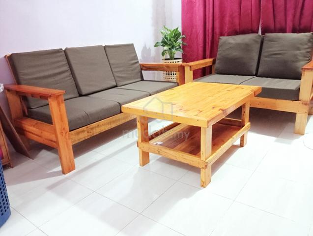set kerusi + meja kayu pallet - Furniture & Decoration for sale in ...