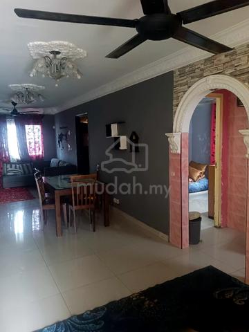 Flat for Sale, 2 Bedroom, 678 sq.ft, Flat Sentul utama, Taman Dato senu ...