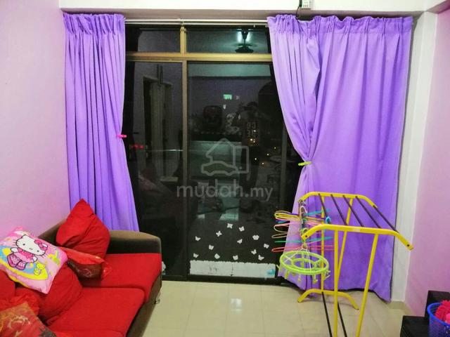 Apartment for Rent, 2 Bedroom, 550 sq.ft, Taman Lone Pine (Medium Low ...