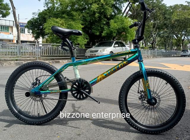 New 20" xeccon bmx bike basikal gyro brake 360 - Sports & Outdoors for ...