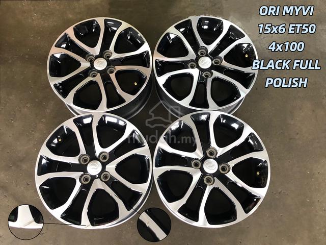 USED RIM ORI MYVI 15inch AXIA MYVI BEZZA KENARI - Car Accessories ...