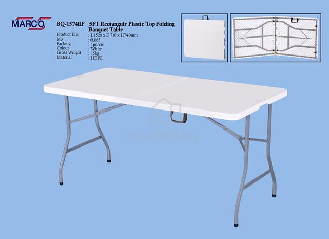 5 FT Table - Plastic Top - Furniture & Decoration for sale in Kuching ...
