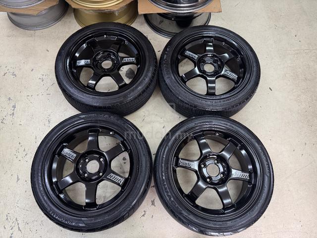 Rim te37 gloss black 16 inch wira swift alza myvi - Car Accessories & Parts for sale in Setia ...