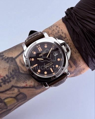 Custom Seiko Mod 40mm Fauxtina Luminor PAM - Watches & Fashion ...