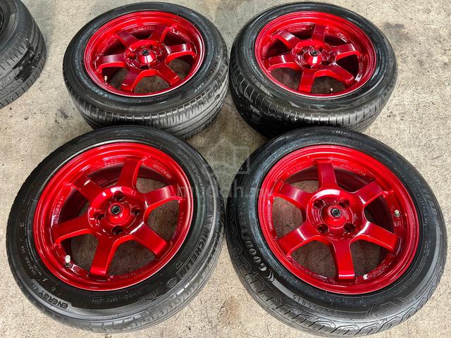 Sport Rim 15 AOW Flow Forming Te37 Candy Red - Car Accessories & Parts for sale in Puncak Alam ...