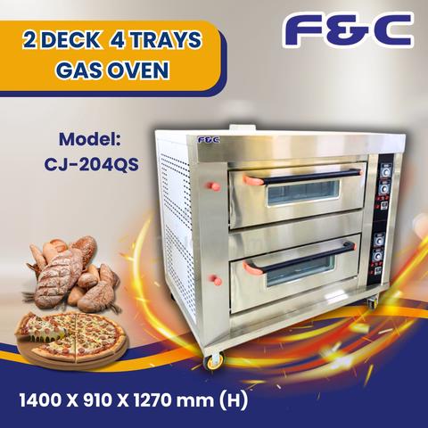 Gas Baking Oven|Oven Pembakar Roti - 2 Deck 4 Trays - Professional ...
