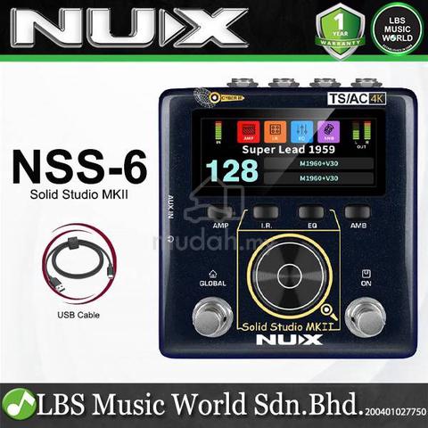 Nux NSS-6 Solid Studio MKII Digital Preamp Power A - Music Instruments ...