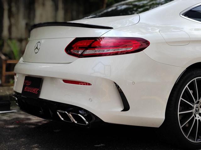 C Coupe C205 W205 AMG Rear Bumper Canard Body kit - Car Accessories ...