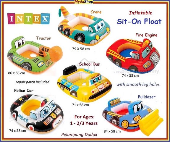 INTEX Kids Swim Pool Sit Float VEHICLE Pelampung - Moms & Kids for sale ...