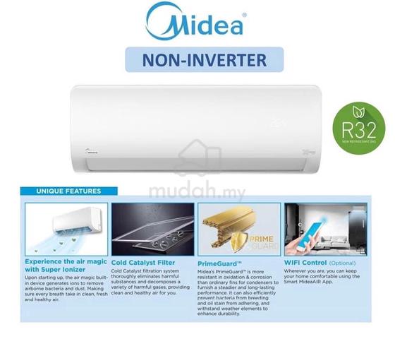 1hp Midea R32 new aircond S310 - Home Appliances & Kitchen for sale in ...