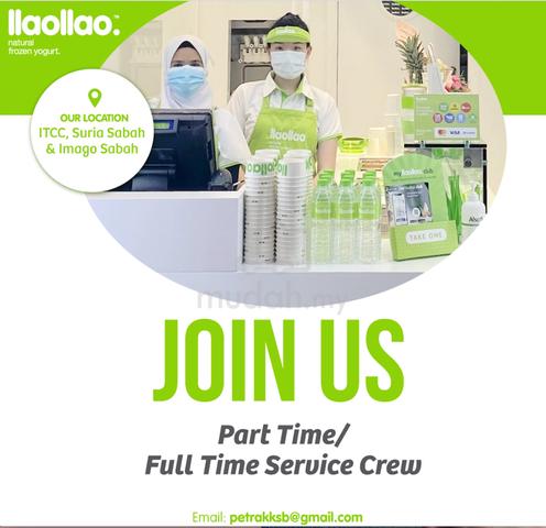 Service Crew - Jobs available in Kota Kinabalu, Sabah