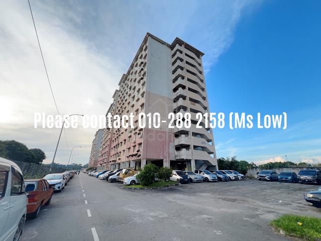 Flat for Rent, 3 Bedroom, 650 sq.ft, Taman Permai Indah Flat ...