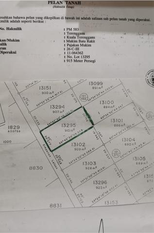 Land for Sale, 915 Acre(s), Kuala Terengganu, Terengganu | Mudah.my