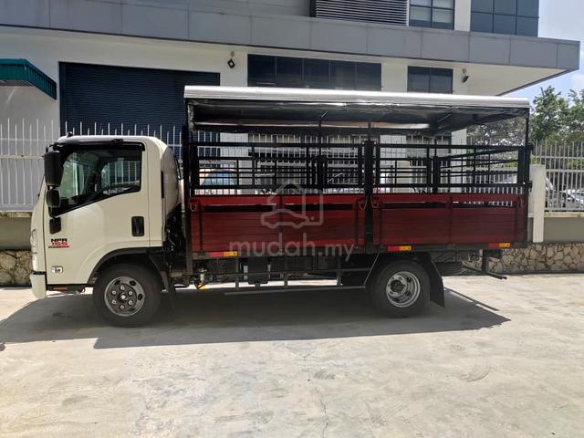 Lori Isuzu 3 Tan 5 Ton Wooden Cargo 2025 Lorry - Commercial Vehicle ...