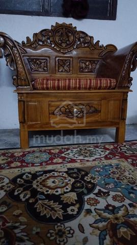 kerusi kayu jati - Furniture & Decoration for sale in Tapah, Perak
