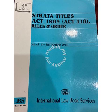 Strata Titles Act 1985 - Textbooks for sale in Bukit Beruang, Melaka