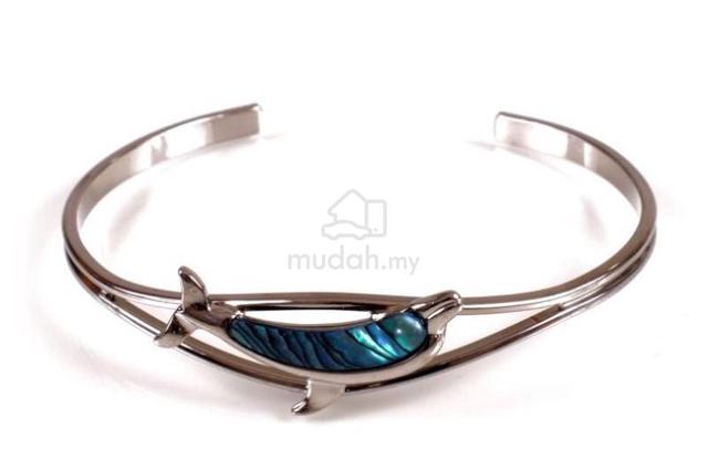 Australia Ori Paua Shell Dolphin Bangle/ 手链袖口海豚 - Watches & Fashion ...