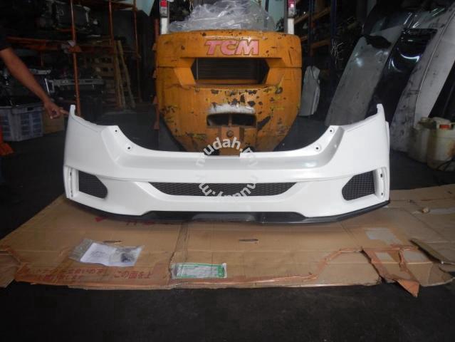 Spoon Carbon Rear Aero Bumper For FK8 Type R - Car Accessories & Parts ...