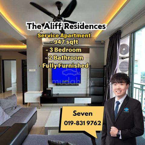 Service Residence for Sale, 3 Bedroom, 947 sq.ft, The Aliff Residences ...