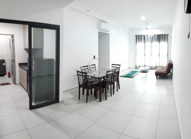 Service Residence for Rent, 3 Bedroom, 883 sq.ft, Sinaran Residences ...