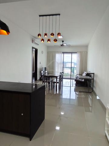 Service Residence for Rent, 3 Bedroom, 1152 sq.ft, Elemen Utara KK ...