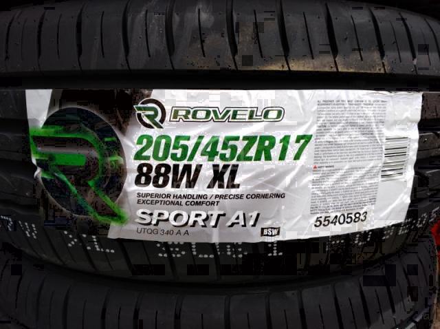 205/45/17 Rovelo Sport A1 Tyre Tayar - Car Accessories & Parts for sale in Klang, Selangor