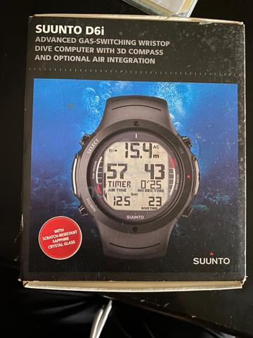 SUUNTO D6i ALL-BLACK with USB (DIVE COMPUTER) - Watches & Fashion ...