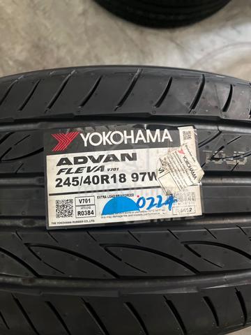245 40 18 Yokohama V701 Advan Fleva Tayar Baru +AA - Car Accessories ...