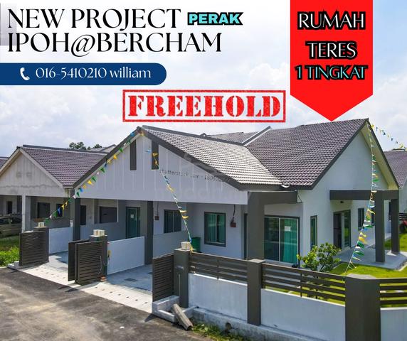 New 1-storey Terraced House for Sale, 4 Bedroom, 1400 sq.ft, Ipoh ...