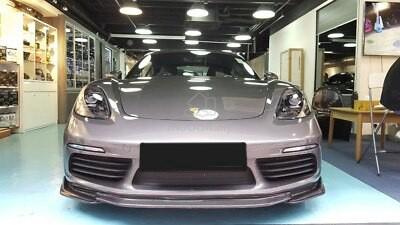 Porsche Cayman Boxster 718 Front Lip Carbon Set - Car Accessories ...