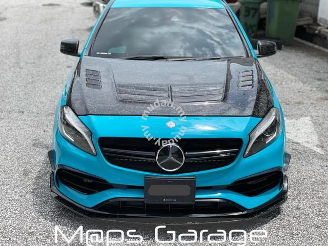 Mercedes w176 a250 a45 forged carbon bonnet hood - Car Accessories ...