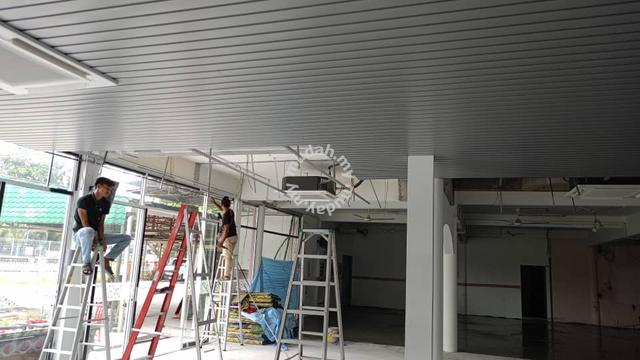ALUMINIUM STRIP CEILING INSTALL l siling aluminium - Furniture ...