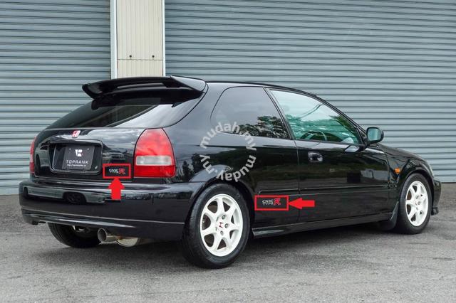 Honda EK9 Type R Original Side Rear Decal EK4 JDM - Car Accessories ...