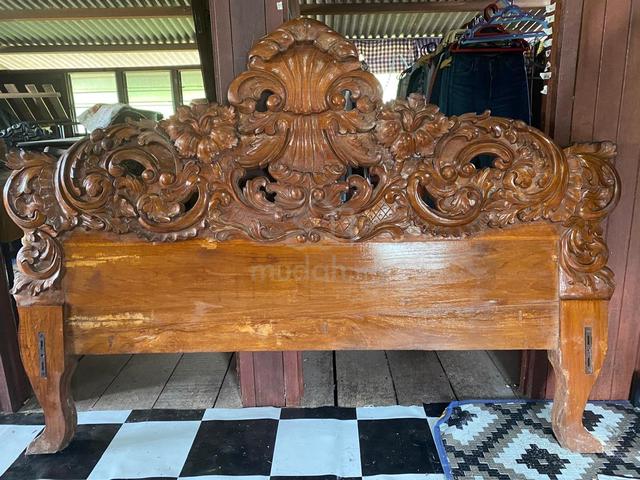 Frame katil kayu jati - Furniture & Decoration for sale in Jasin, Melaka