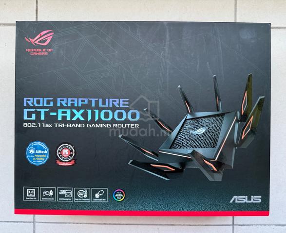 Asus ROG Rapture GT-AX11000 802.11ax Router - Computers & Accessories ...