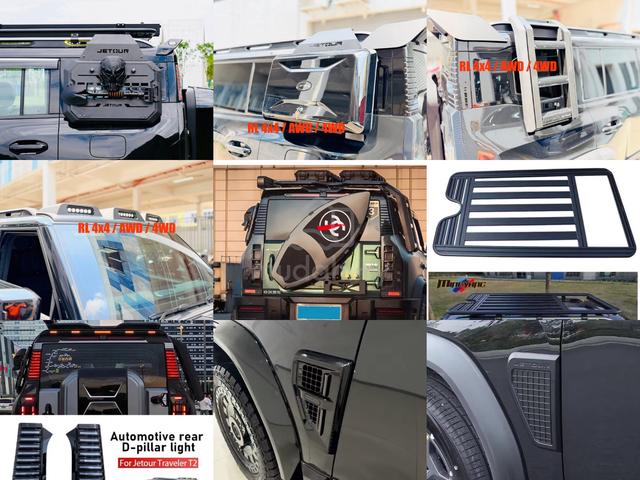 Jetour T2 Bodykit stair box spoiler grill cover - Car Accessories ...